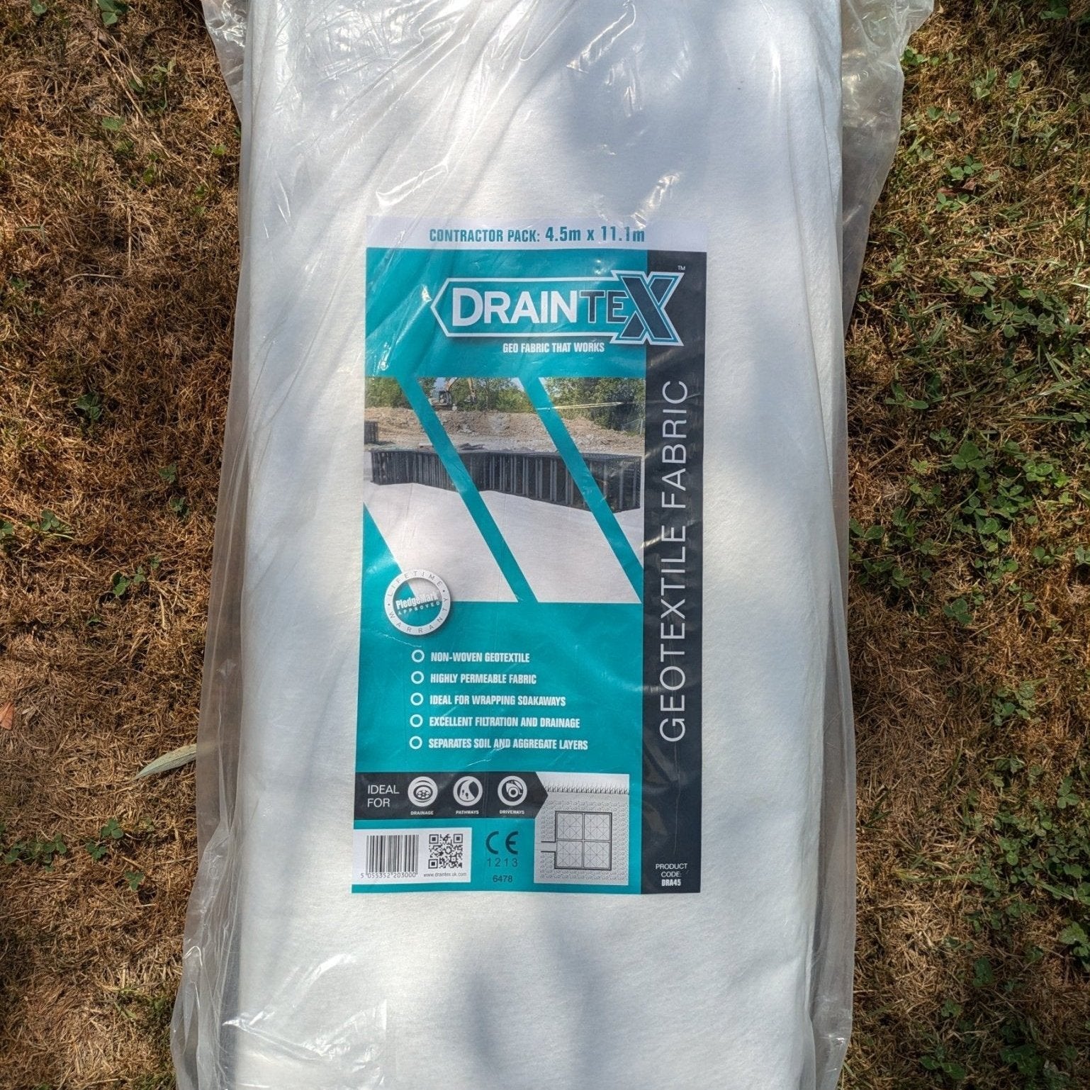 Draintex non-woven drainage geotextile fabric – Gardenscapedirect